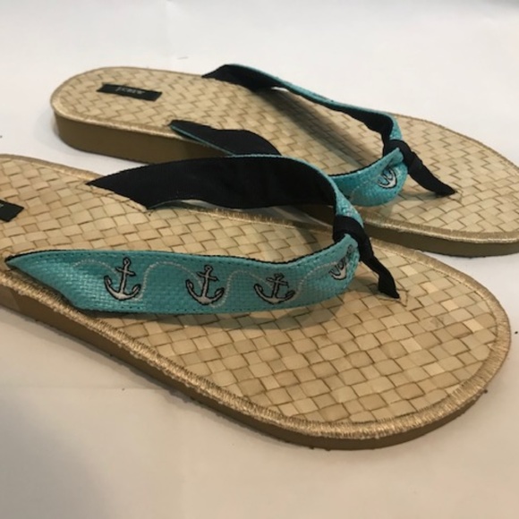 J. Crew | Shoes | New Jcrew Flip Flop Turtle Woven Sandals | Poshmark